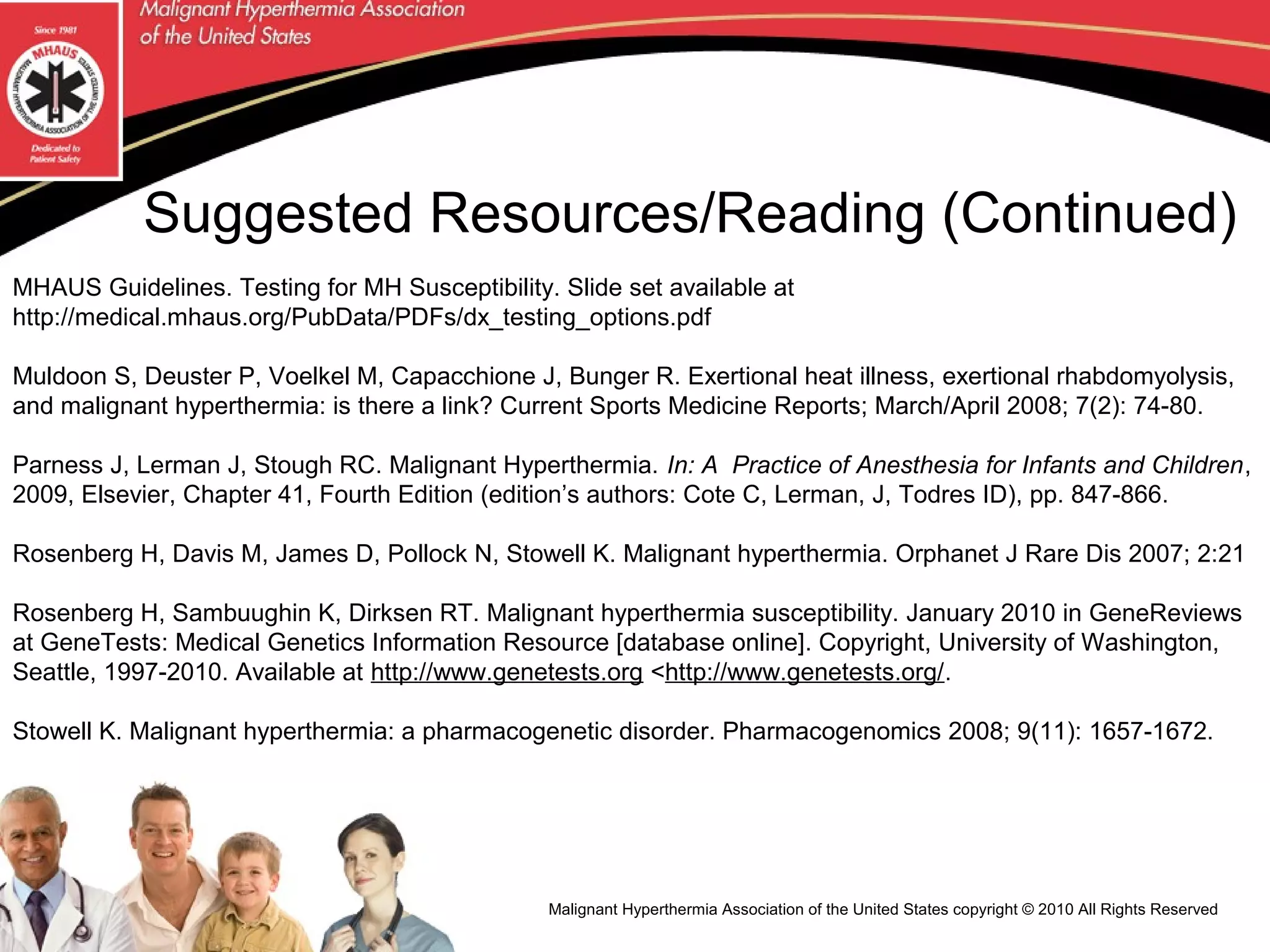 Malignant Hyperthermia Syndrome | PPT