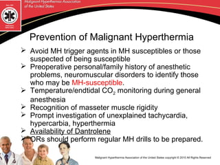 Malignant Hyperthermia Syndrome | PPT