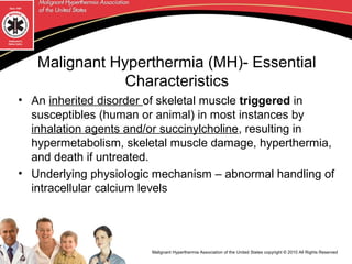 Malignant Hyperthermia Syndrome | PPT