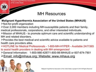 Malignant Hyperthermia Syndrome | PPT