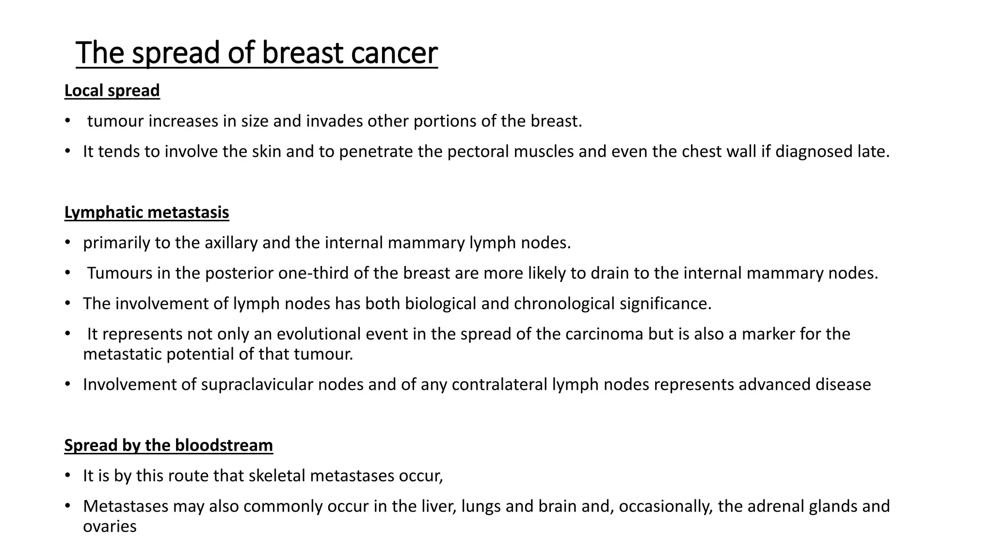 Malignant breast diseases | PPTX