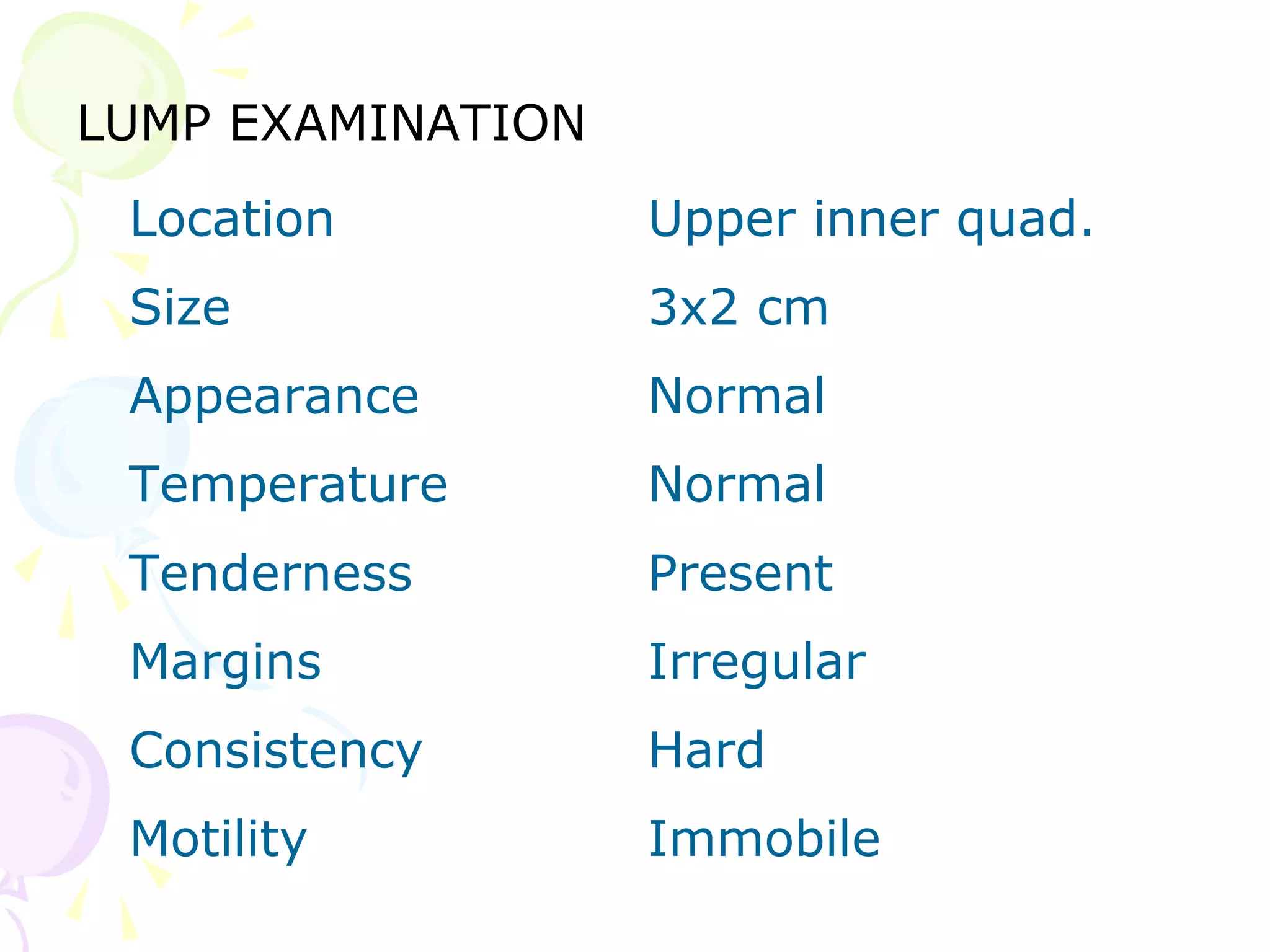 Malignant breast lesion | PPT