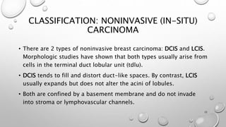 MALIGNANT BREAST LESIONS.pptx