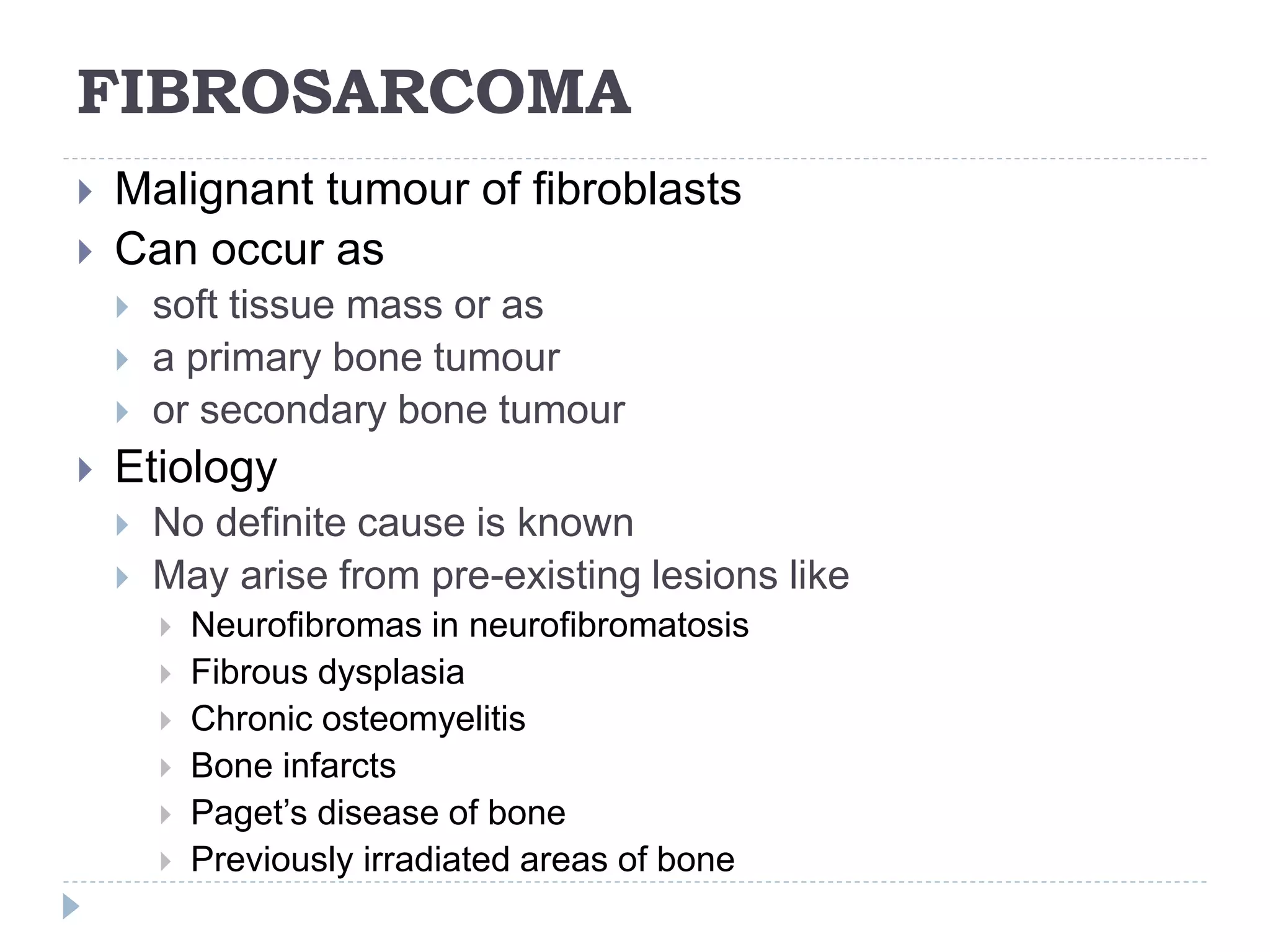 Malignant connective tissue tumors.pptx