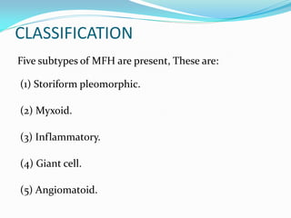 Malignant fibrous histiocytoma, Undifferntiated pleomorphic sarcoma | PDF