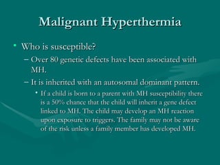 Malignant Hyperthermia | PPT
