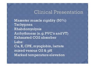 Malignant hyperthermia | PDF