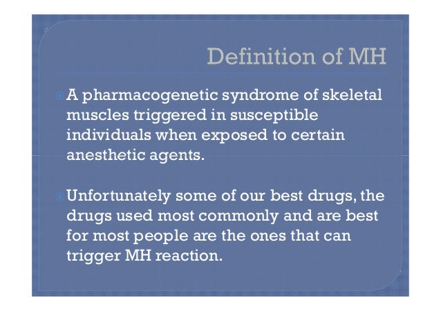 Malignant hyperthermia | PPT