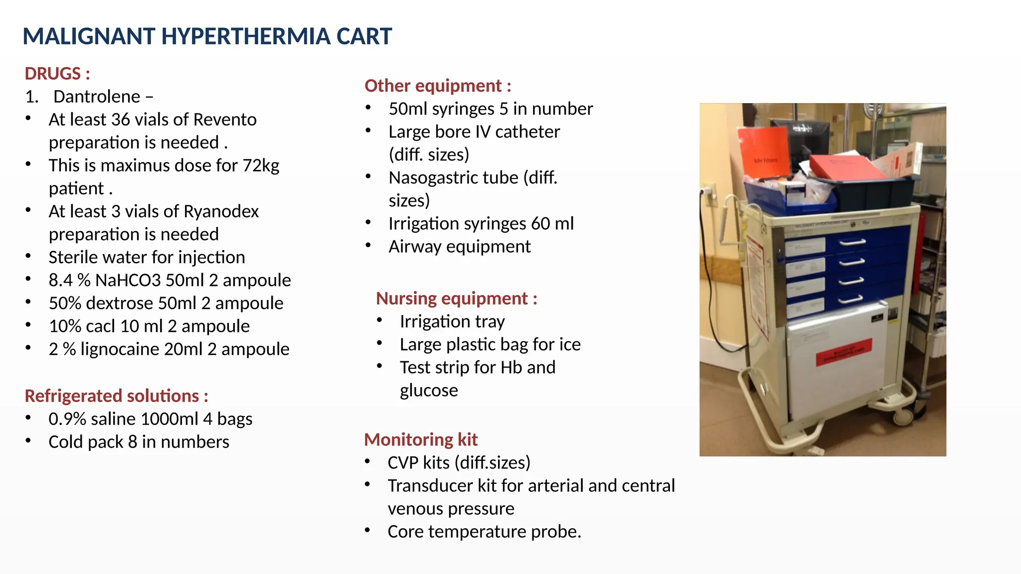 Malignant hyperthermia and its anaesthetic management | PPTX