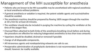 MALIGNANT HYPERTHERMIA Malignant hyperthermia (MH) has the potential to ...