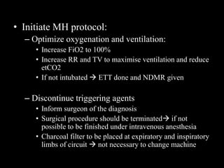 Malignant hyperthermia and dantrolene sodium | PPTX