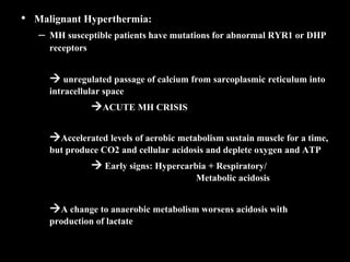Malignant hyperthermia and dantrolene sodium | PPTX