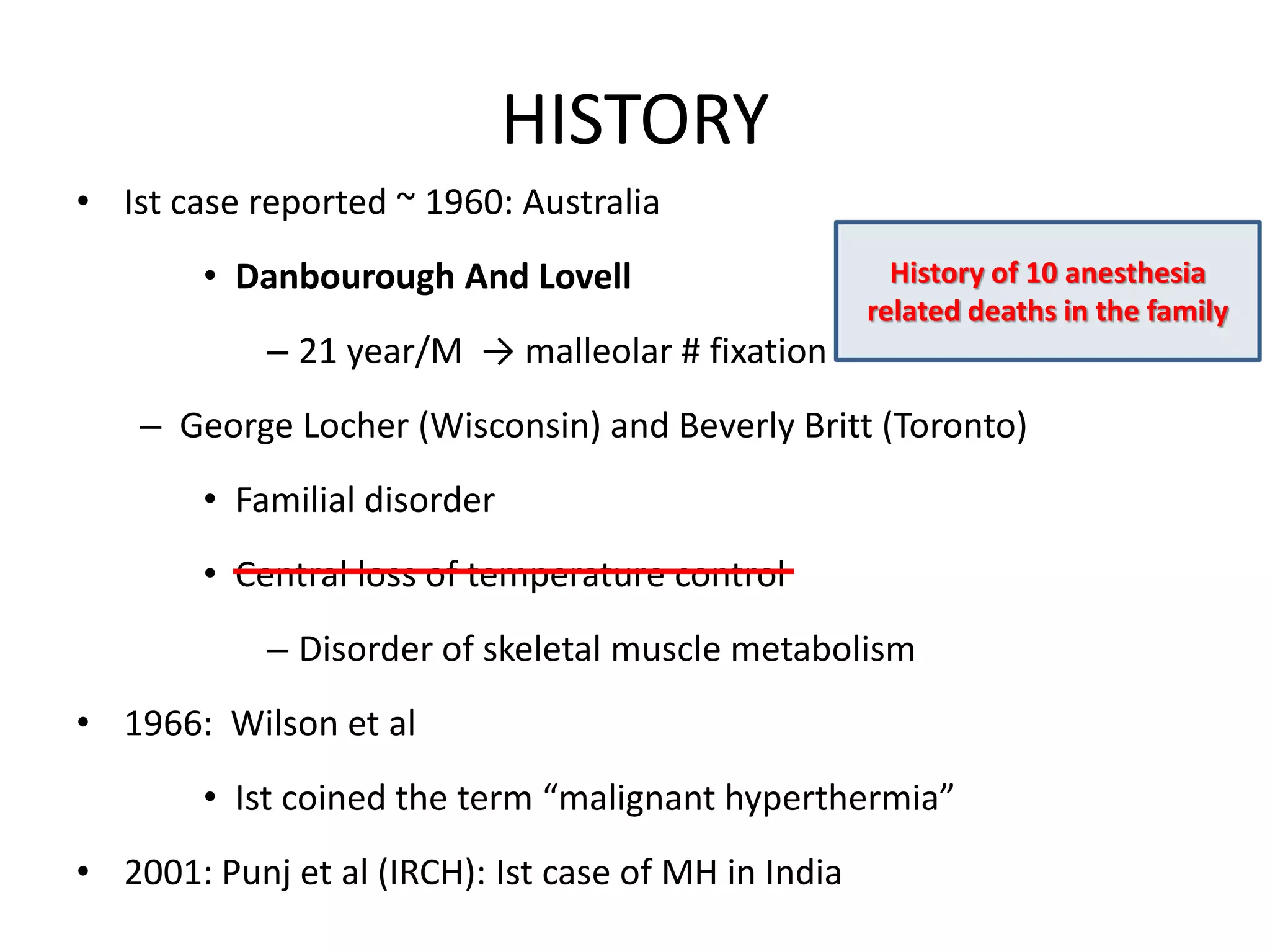 Malignant hyperthermia [final] | PPTX