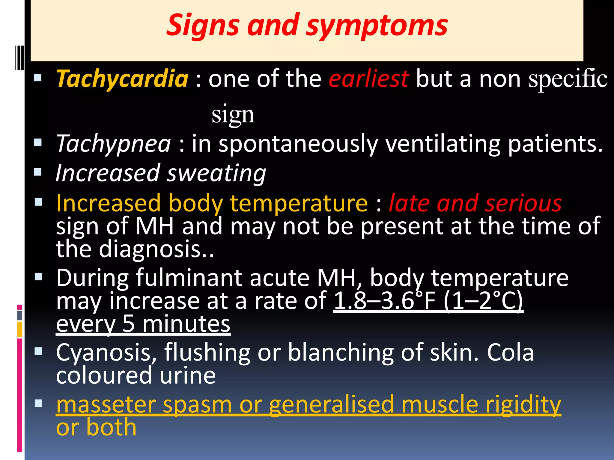 Malignanthyperthermiafinal and anaesthetic consideration | PPTX