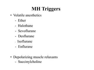MALIGNANT HYPERTHERMIA | PPTX