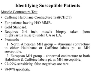 MALIGNANT HYPERTHERMIA | PPTX
