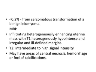 Malignant lesions of uterus | PPTX