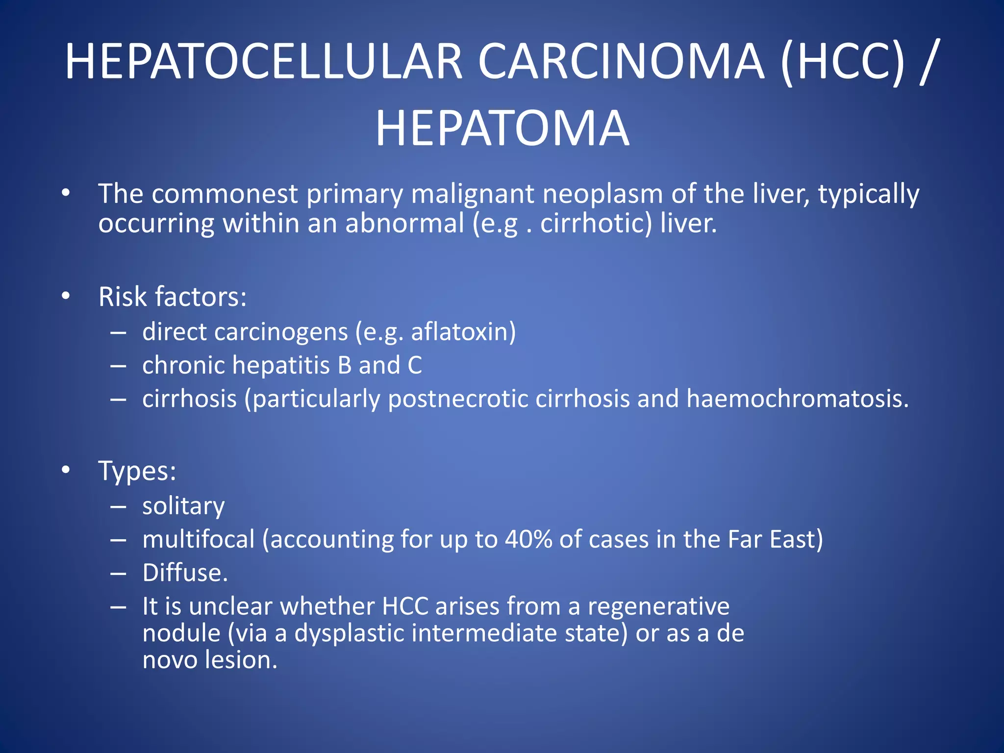 Malignant liver masses | PPTX