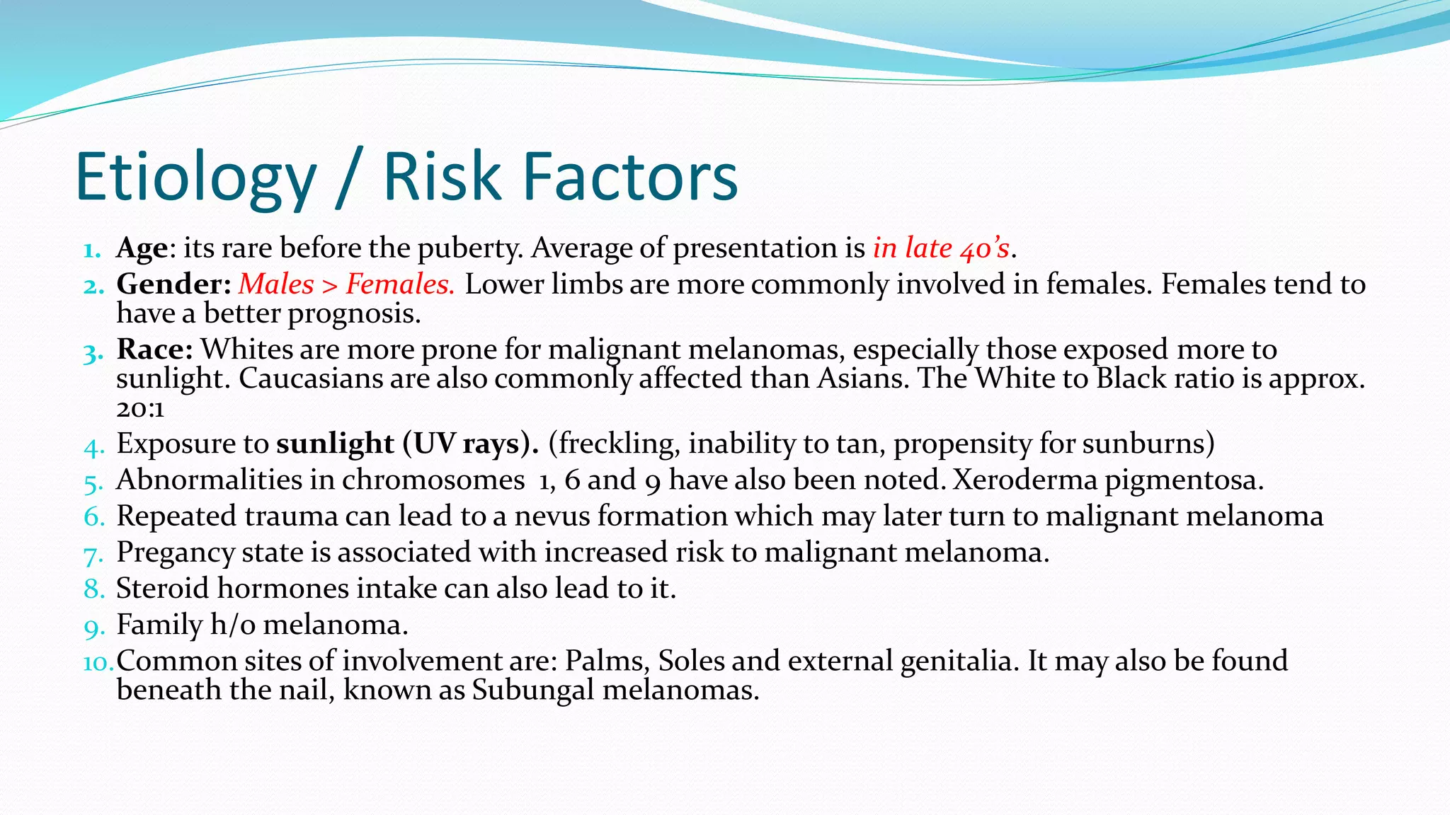 Malignant melanoma A-Z | PPTX | Skin and Dermatology | Diseases and ...