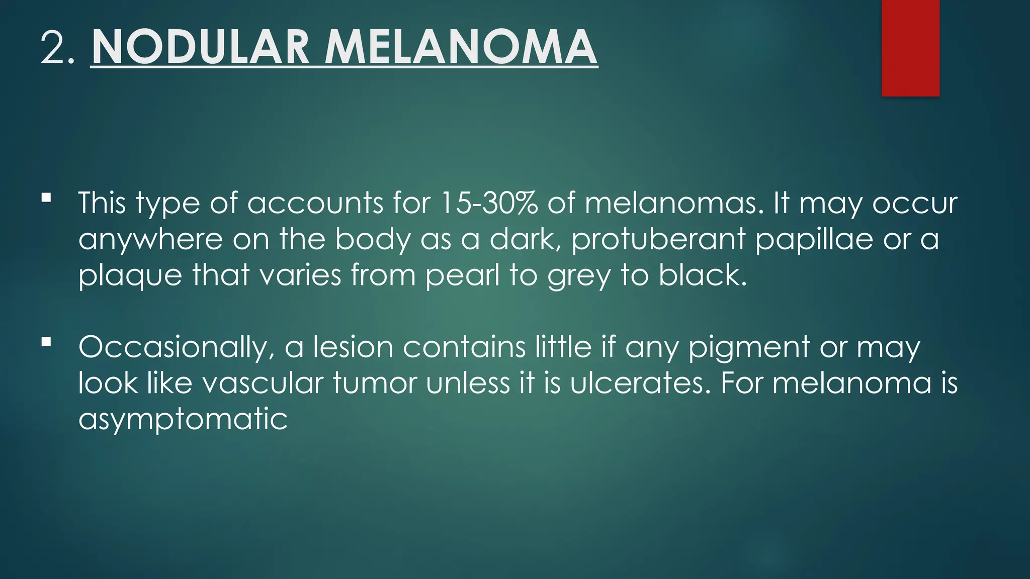 MALIGNANT MELANOMA (1).pptx . | PPTX