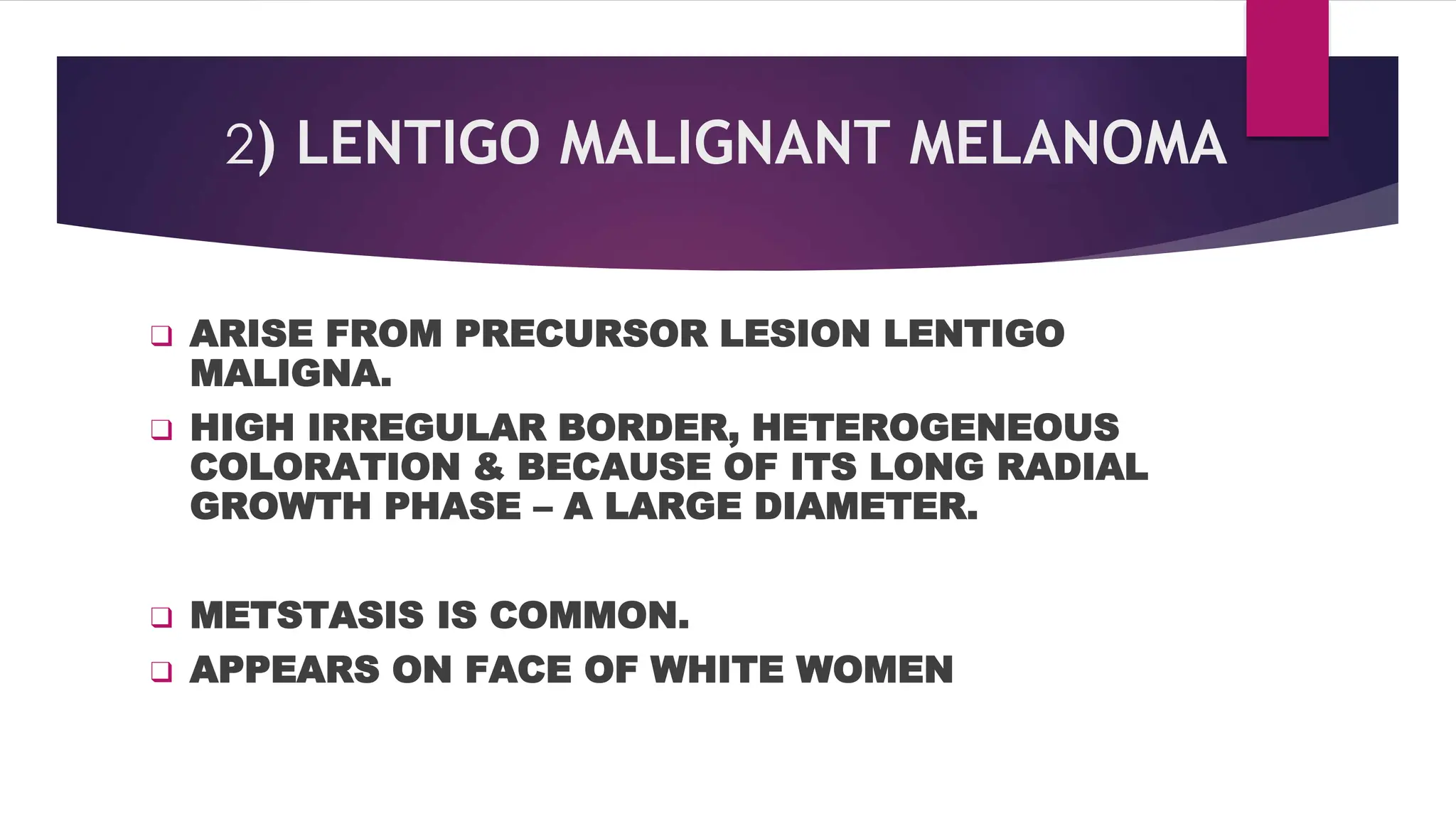 MALIGNANT MELANOMA skin cancer integumentary system | PPTX