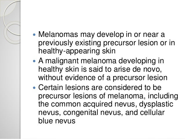 Malignant Melanoma Of The Oral Cavity