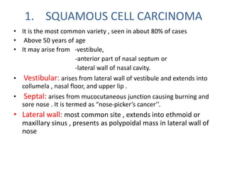 Malignant neoplasms of nose | PPTX