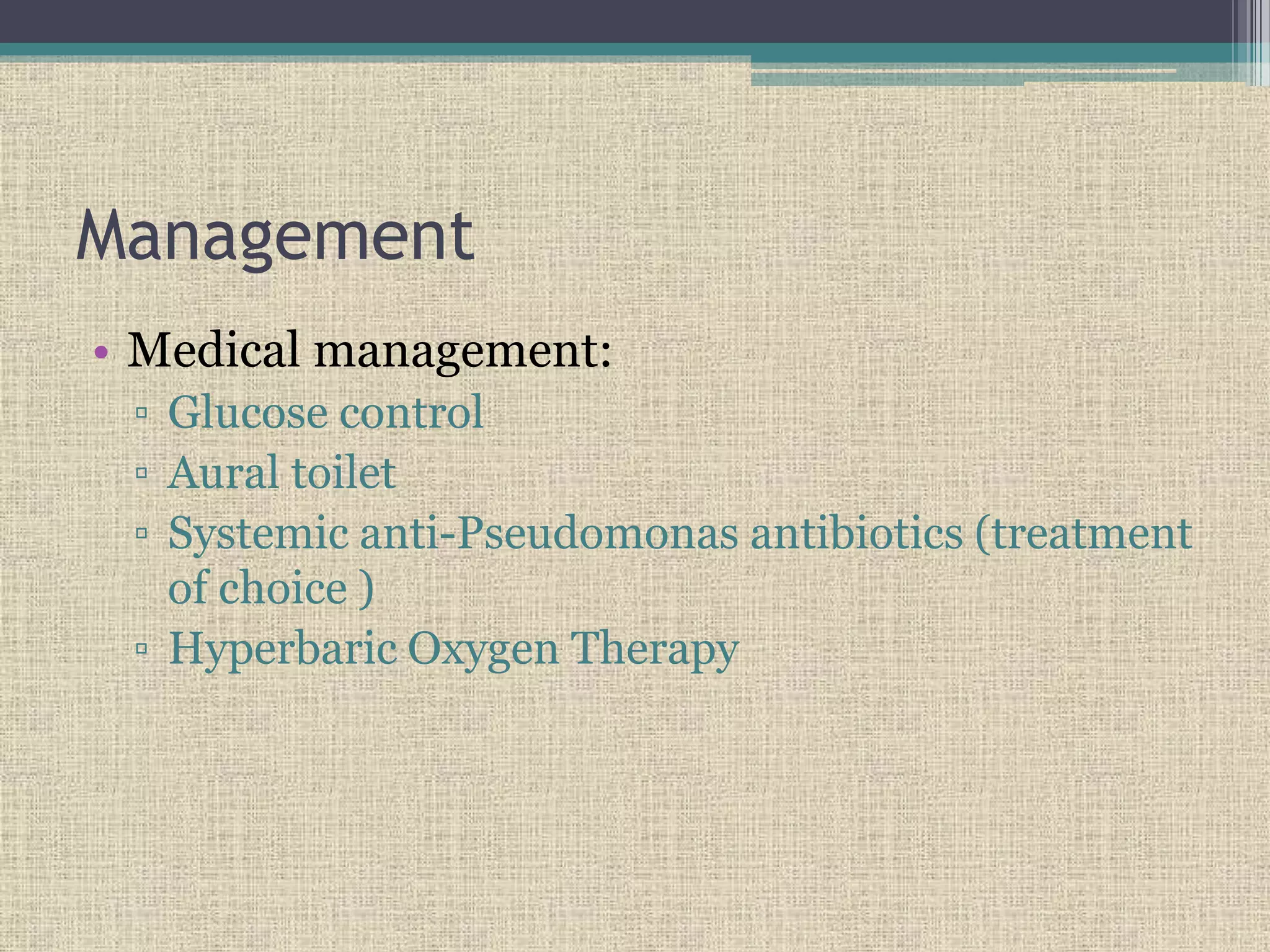 Malignant otitis externa | PPTX