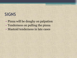 Malignant otitis externa | PPTX | Ear, Nose and Throat Conditions ...