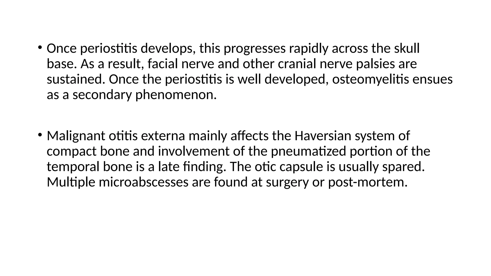 malignant otitis externa diagnosis and management | PPTX