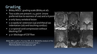 Malignant spinal cord compression | PPTX