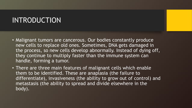 MALIGNANT TUMOR.pptx
