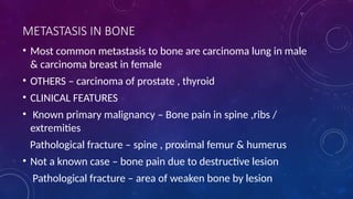 MALIGNANT TUMOURS of bone for mbbs -1.pptx