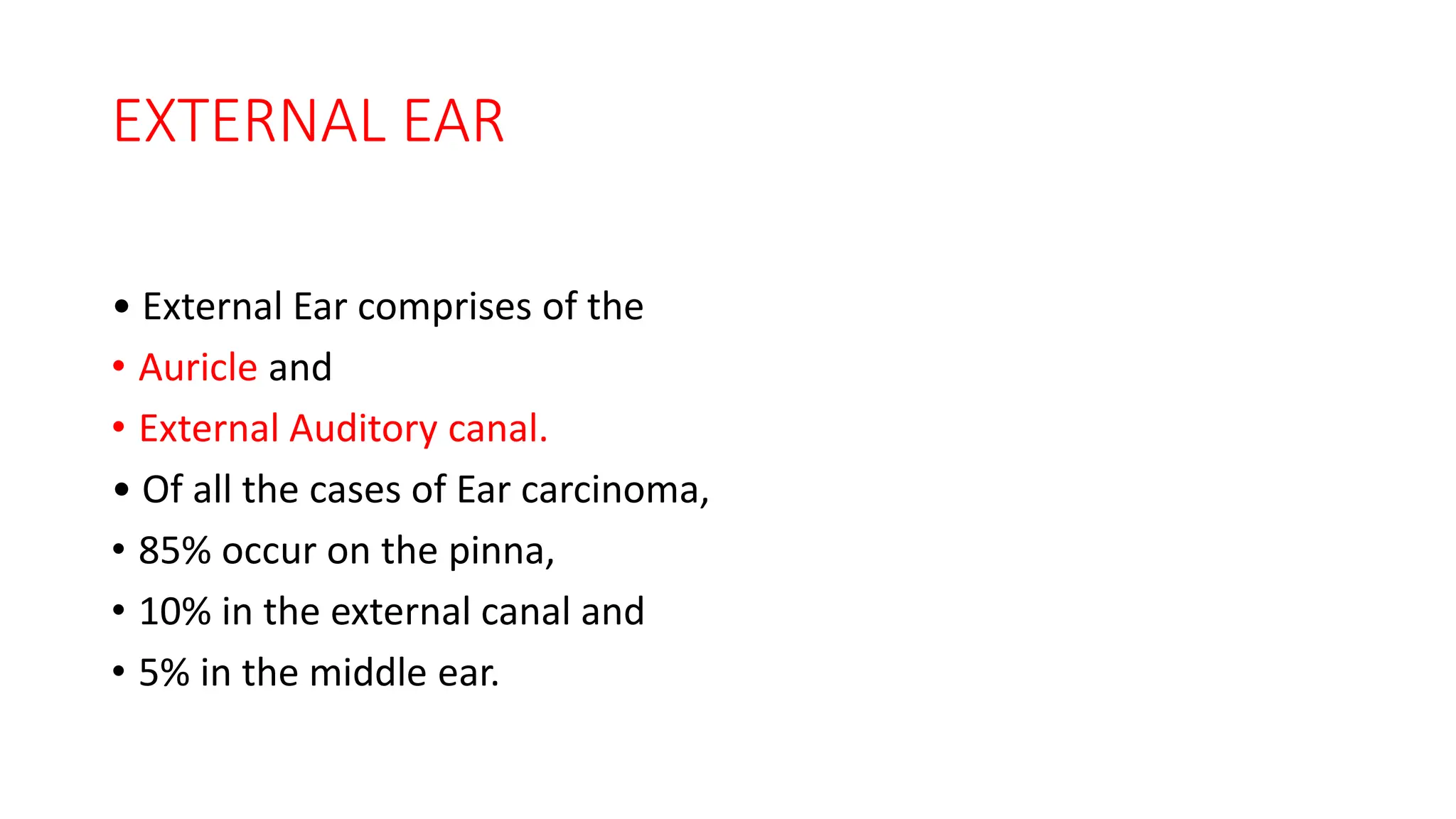 MALIGNANT TUMOURS OF EAR in ent external ear canal | PPTX