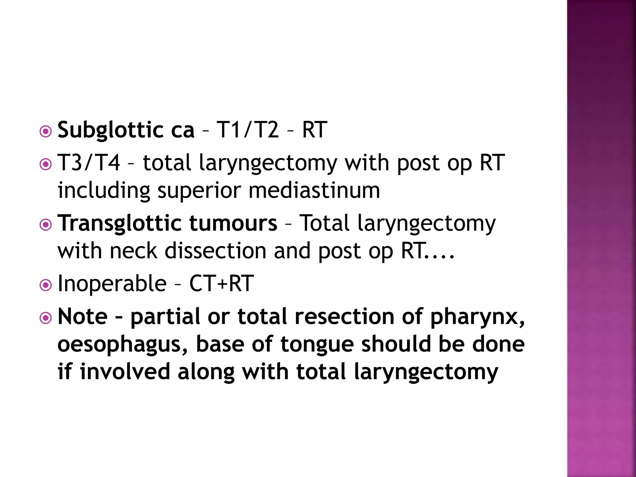 Malignant tumours of larynx | PPTX