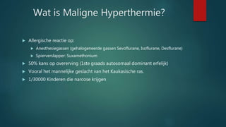 Maligne hyperthermie bij kinderen | PPTX