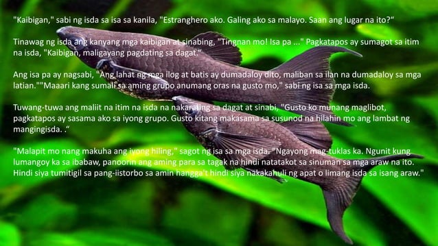 Maliit at Maitim na Isda | PPTX