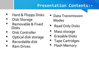 chapter 7,"Storage and Communication Hardware",Basic Information ...