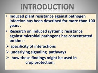 Induced resistance | PPTX