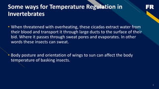 Temperature Regulation in Invertebrates.pptx