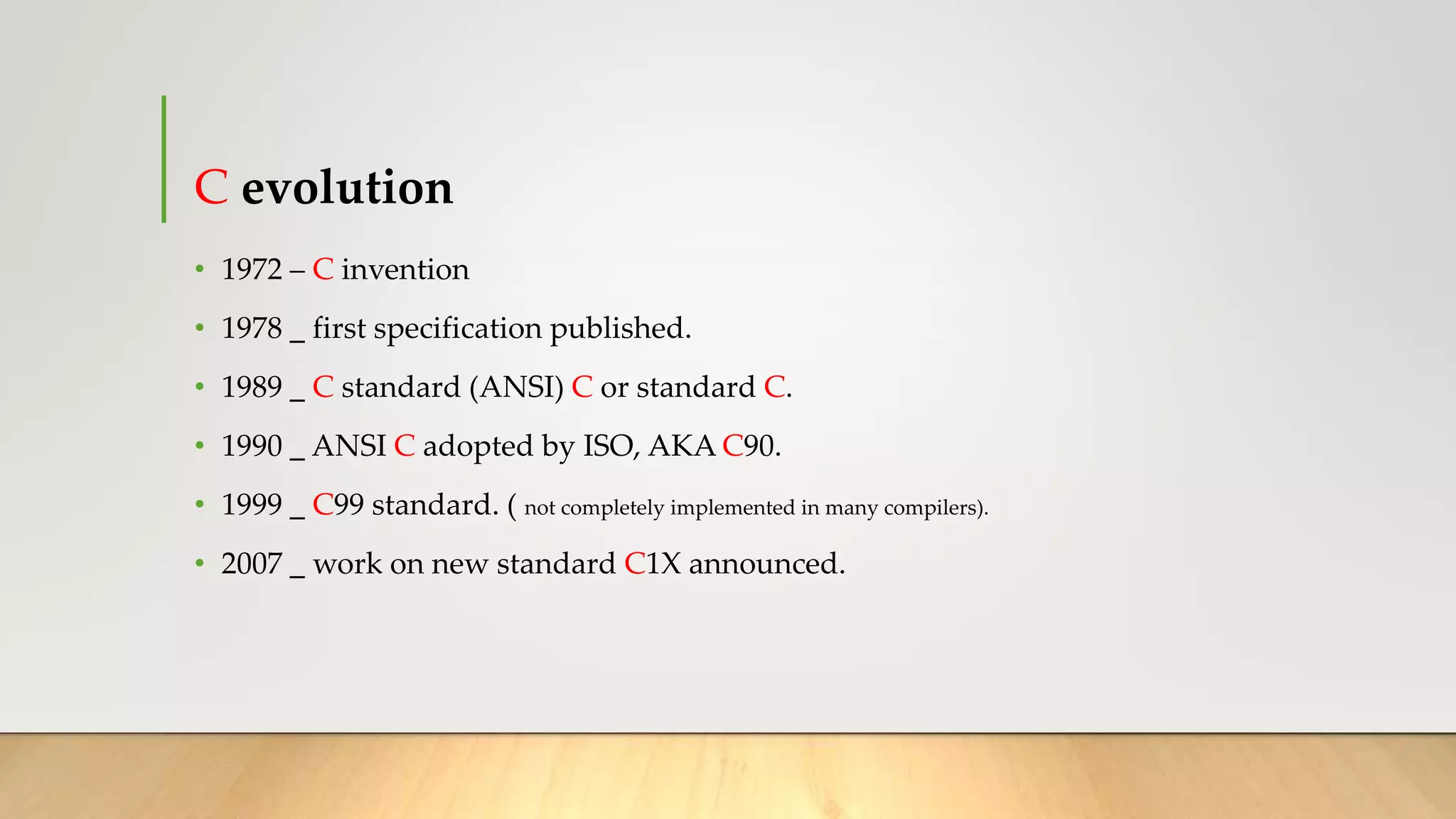 Introduction to C programming | PPTX