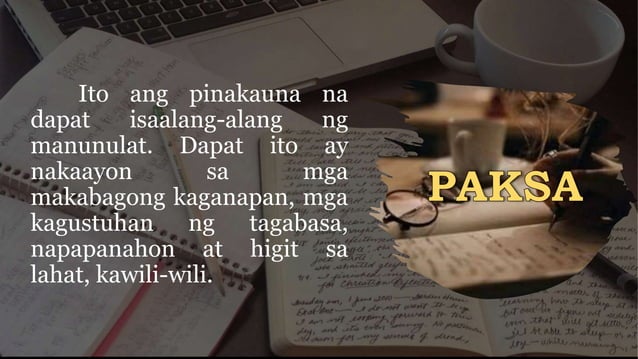 Malikhaing pagsulat | PPTX