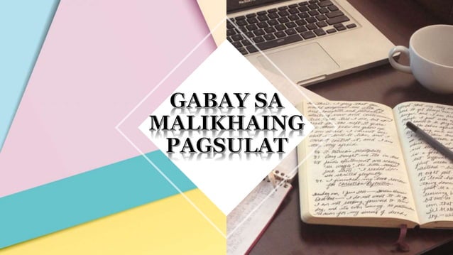 Malikhaing pagsulat | PPTX