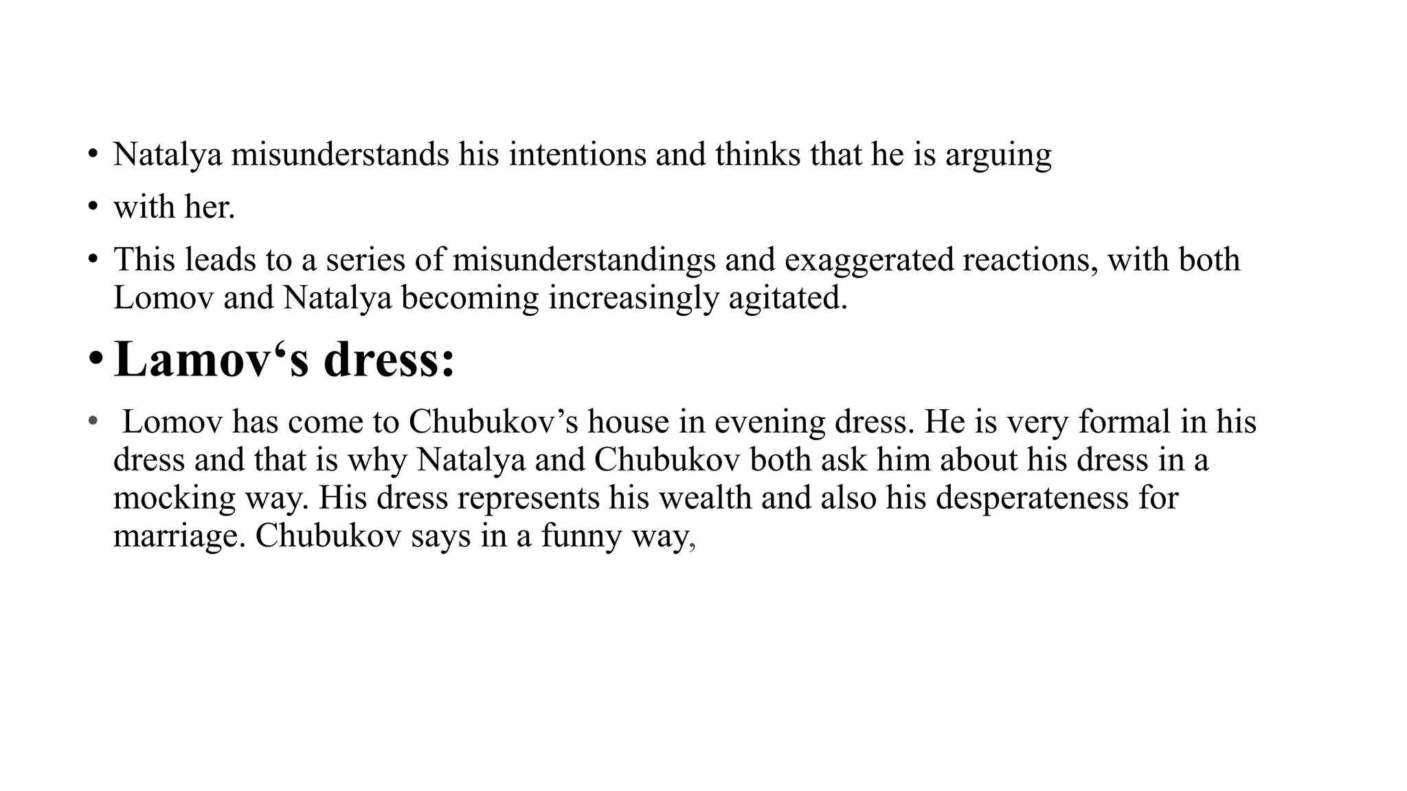 The proposal by "Anton Chekhov" as a farce | PPTX