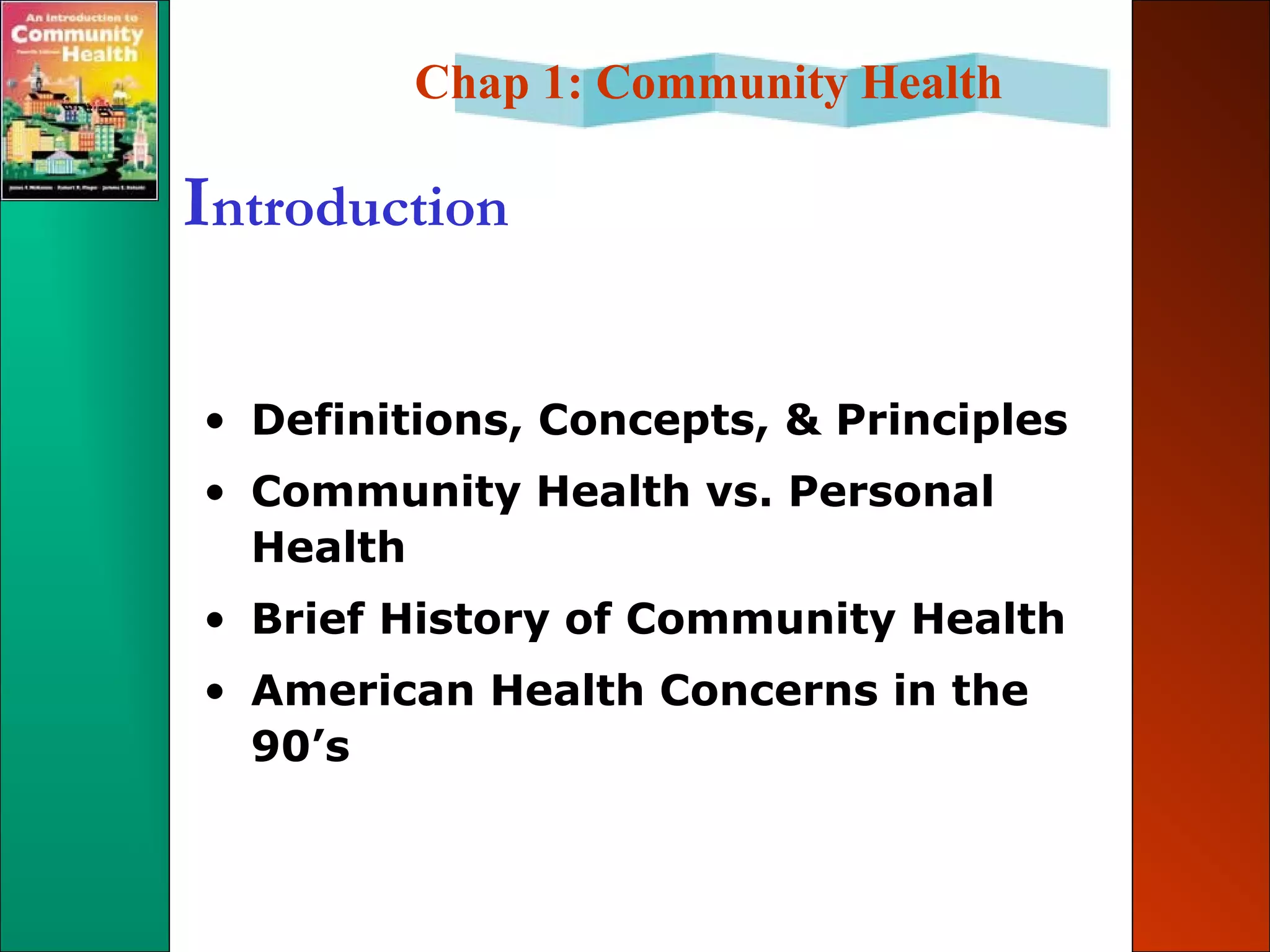 Malimu intro to community health | PPT | Diseases and Conditions ...
