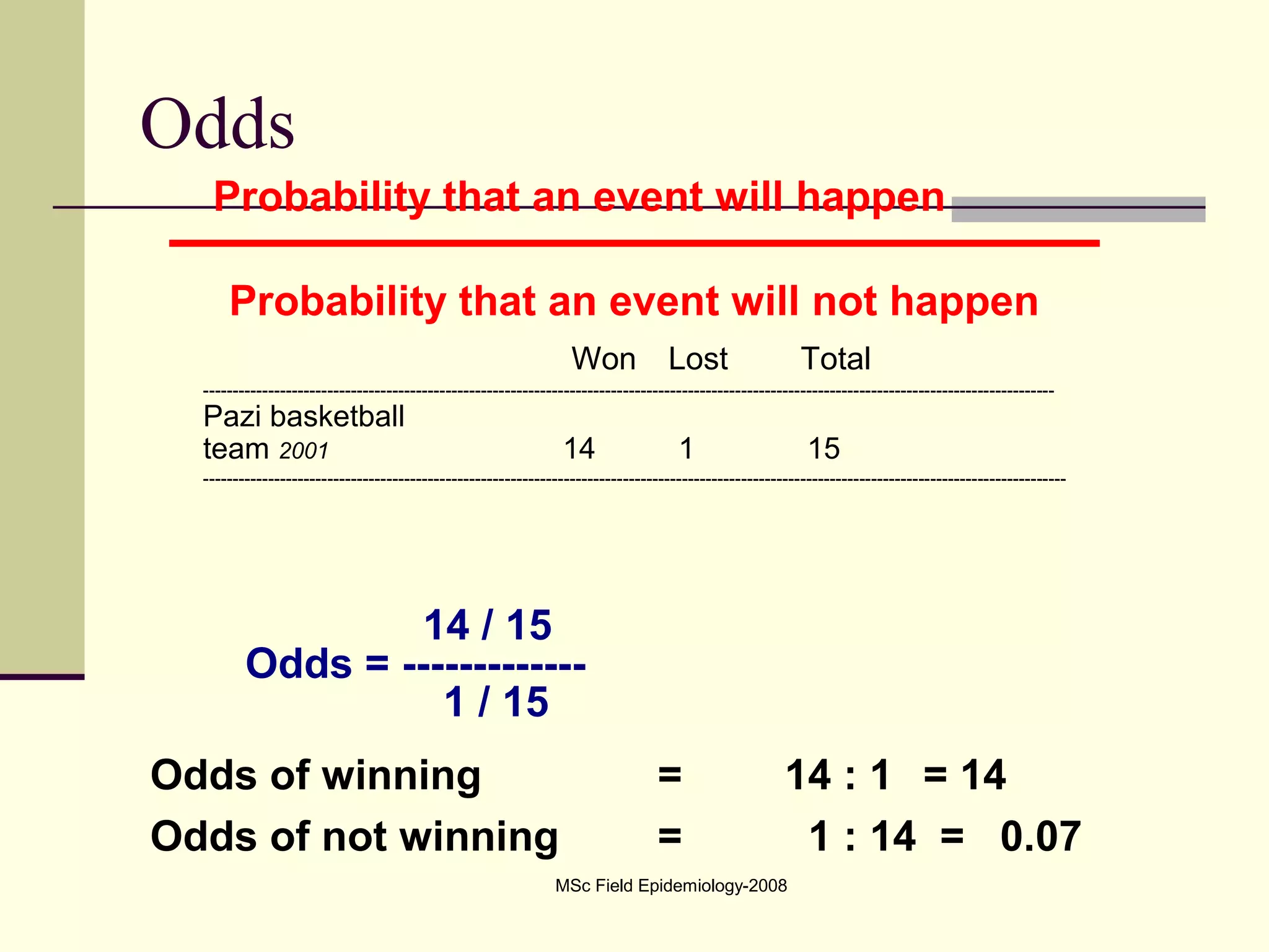Malimu measures of disease frequency | PPT