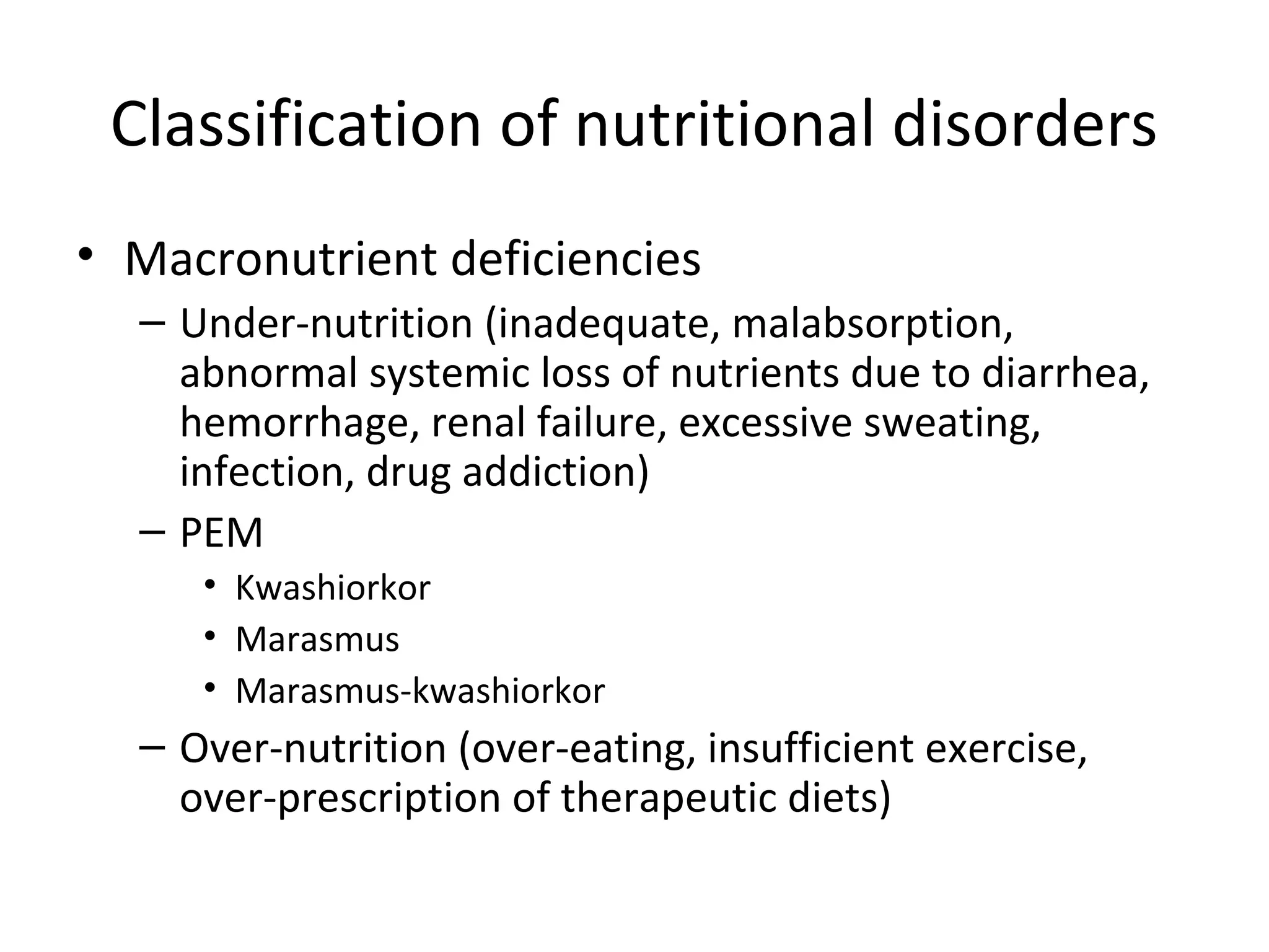 Malimu nutritional disorders of public health importance | PPT