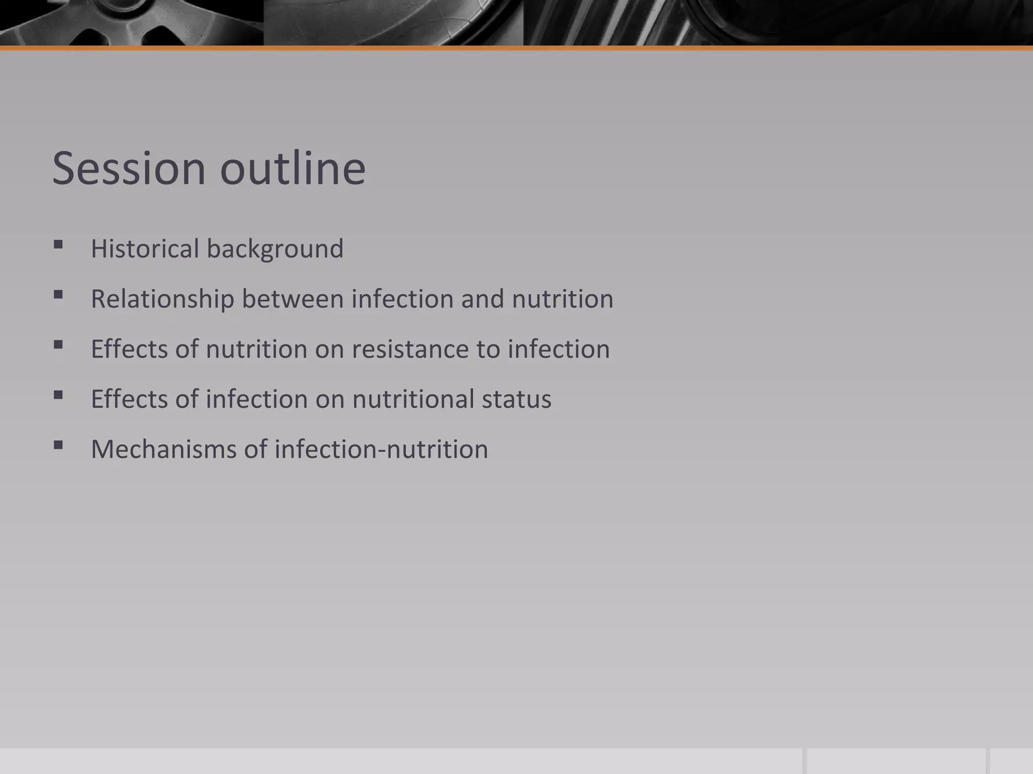 nutrition & infection | PPT