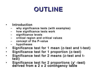 Malimu statistical significance testing. | PPT