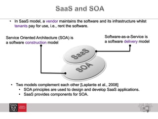 Scalable, Business Service-based SaaS Applications | PPT